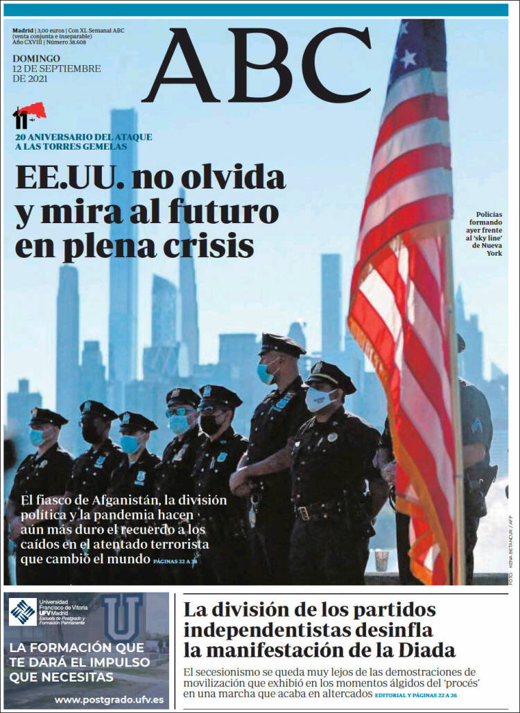 Portada de ABC Hoy, edición impresa periódico
