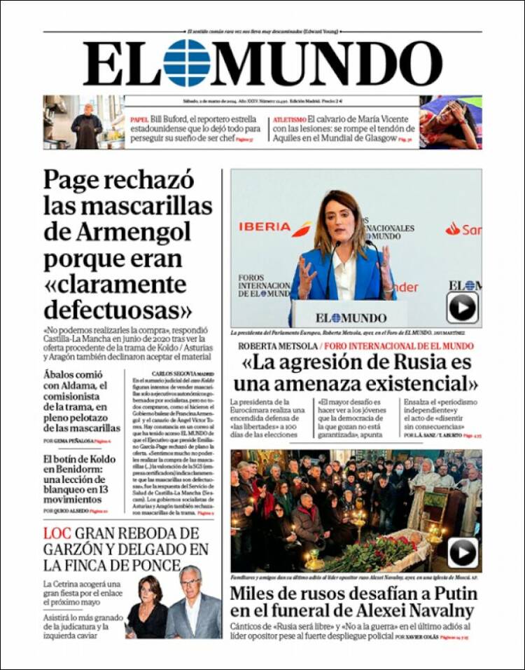 Portada EL ECONOMISTA Hoy, edición impresa periódico